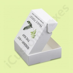 Custom White Soap Boxes – Minimalist & Pain Packaging