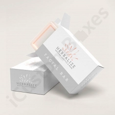 Custom White Soap Boxes – Minimalist & Pain Packaging