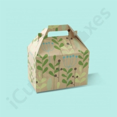 Custom Gable Box Auto Bottom | iCustomBoxes