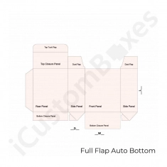 Full Flap Auto Bottom Boxes - Free Shipping in Canada