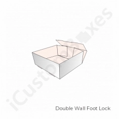 Foot Lock Tray Custom Boxes | Packaging and Printing Services