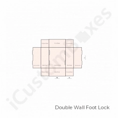 Foot Lock Tray Custom Boxes | Packaging and Printing Services