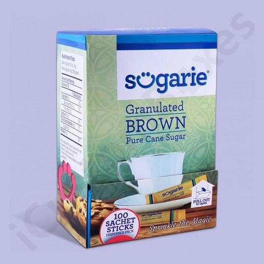Custom Printed Sugar Sachet Boxes Wholesale