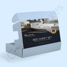 Custom Bed Sheet Packaging Boxes - FREE Shipping