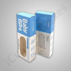 Custom Baby Bibs Packaging Boxes