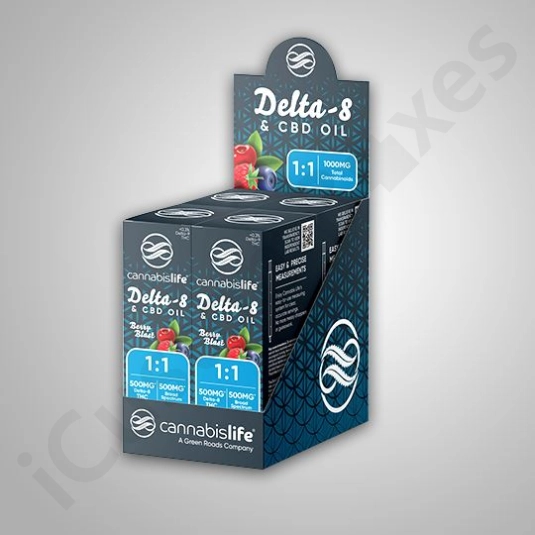 Delta 8 THC Boxes and Packaging - iCustomBoxes