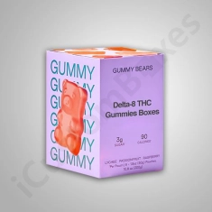 Custom Sugar Free Delta 8 Gummies Boxes | Wholesale