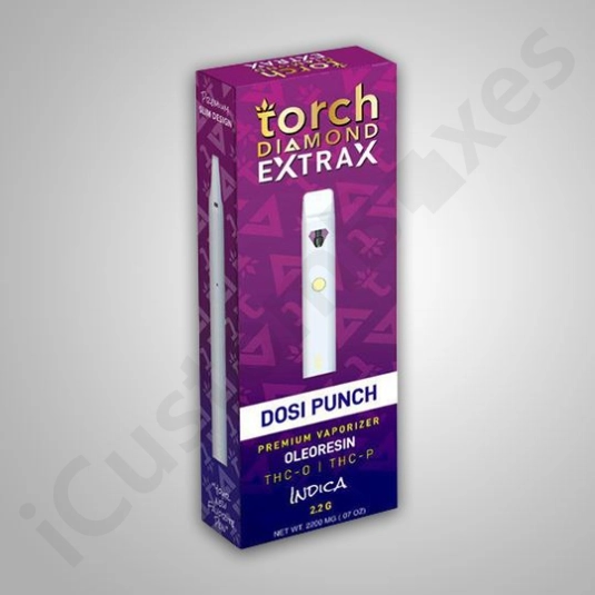 Custom THC-P Disposable Boxes | iCustomBoxes