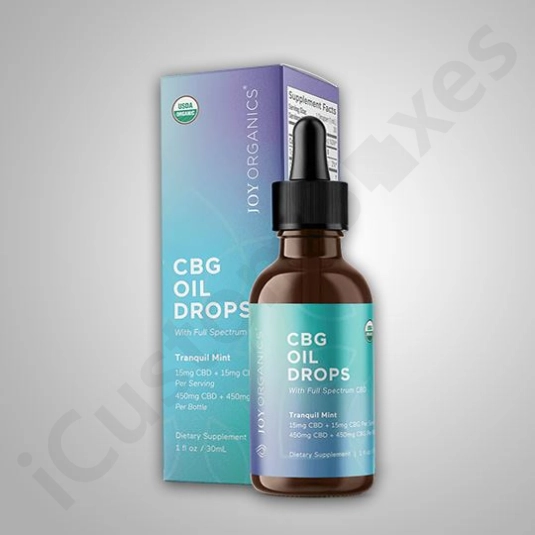 Custom CBG Tincture Boxes | Canada & USA | iCustomBoxes