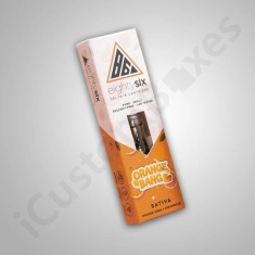 Custom Orange Vape Cartridge Boxes | iCustomBoxes