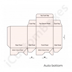 Auto Bottom Tray Boxes Wholesale | Custom Auto Bottom Tray Boxes
