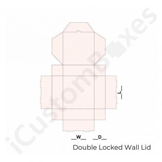 Double Locked Wall Lid | Custom Printing and Designing
