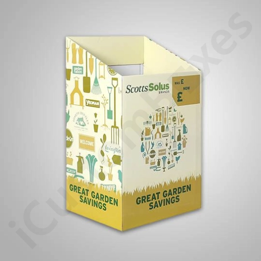 Custom Dump Bin Packaging Boxes | iCustomBoxes
