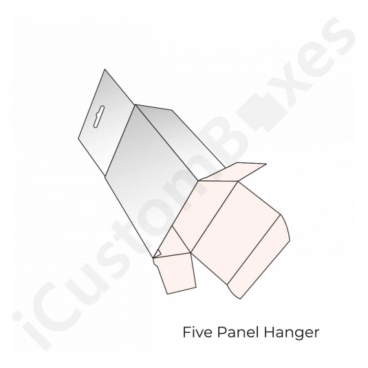 High-Class Five Panel Hanger Boxes at Icustomboxes.com