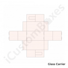 Custom Glass Carrier Box Packaging Wholesale