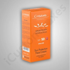 Sun Protection Cream Packaging - iCustomBoxes