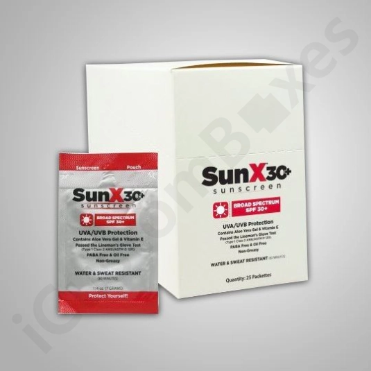 Sunscreen Towelettes Boxes - iCustomBoxes