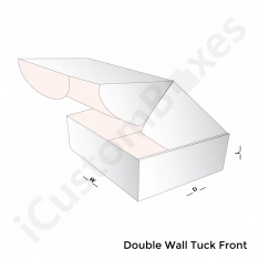 Custom Double Wall Tuck Front Boxes Free Shipping Canada