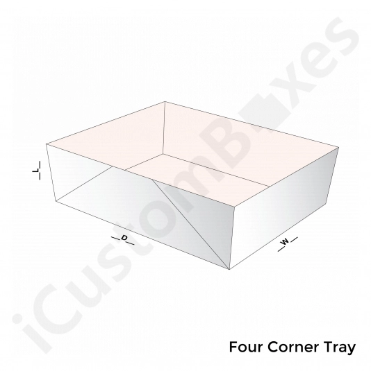 Four Corner Tray | Four Corner Tray Custom Packaging Services