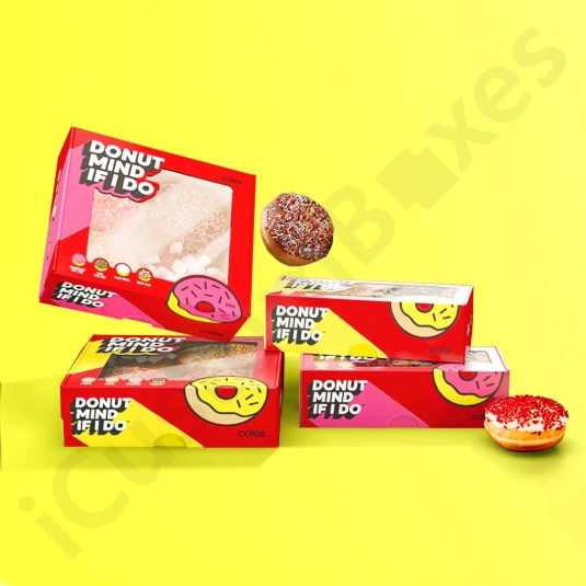 Custom Donut Boxes Wholesale - iCustomBoxes Canada
