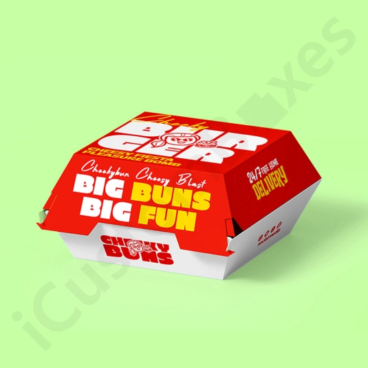 Custom Burger Boxes - iCustomBoxes Canada