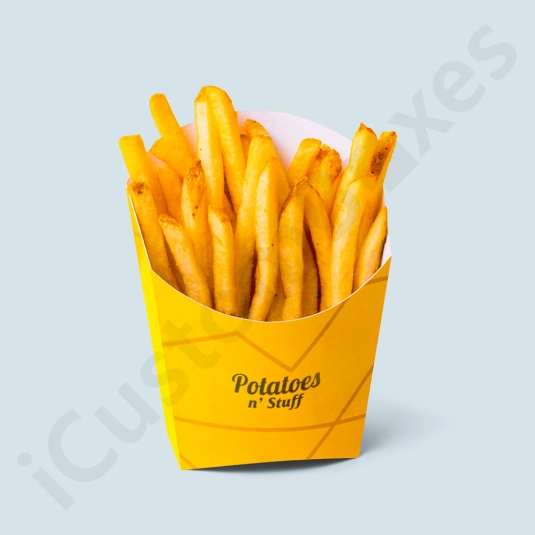 Custom Printed Fries Boxes - 100% Free Shipping Canada