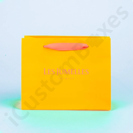 Custom Printed Matte Paper Bags - Canada