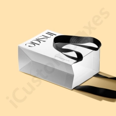 Custom Printed Matte Paper Bags - Canada