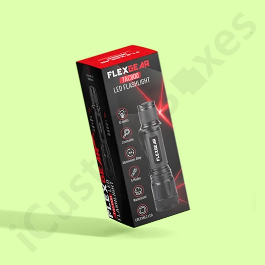 Custom Flashlight Boxes | Torch Packaging ICB Canada