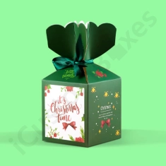 Custom Christmas Favor Boxes Wholesale