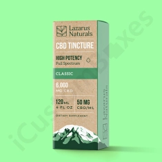 Custom CBD Tincture Boxes Wholesale - [100% Free Shipping]