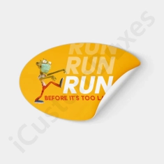 Custom Oval Stickers [Wholesale]