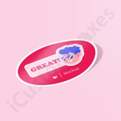 Custom Oval Stickers [Wholesale]