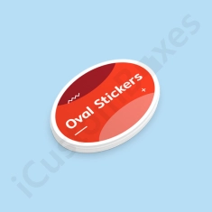 Custom Oval Stickers [Wholesale]