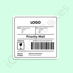Custom Printed Shipping Labels Wholesale