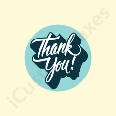 Custom Thank You Stickers | Thank You Business Stickers