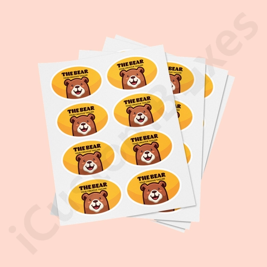 Custom Oval Labels for Printing - FREE Shipping