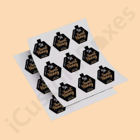 Custom Die Cut Labels Printing - Free Shipping