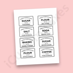 Custom Food Labels with Printed Logo Wholesale