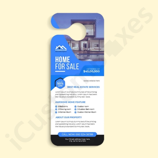 Custom Door Hangers for Business Advertising in NYC, USA