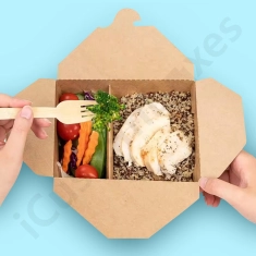 Custom Cardboard Corporate Lunch Boxes | iCustomBoxes