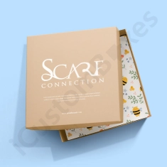 Custom Scarf Boxes | Luxury Scarves Packaging Wholesale