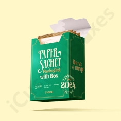 Custom Food Sachet Boxes Wholesale
