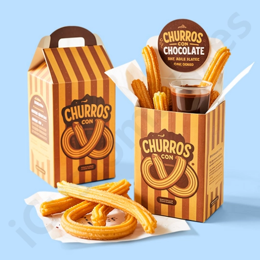 Custom Churros Boxes Wholesale | Churro Packaging Boxes