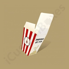 Red and White Popcorn Boxes - iCustomBoxes Canada