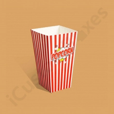 Red and White Popcorn Boxes - iCustomBoxes Canada
