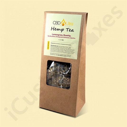Custom CBD Tea Boxes Wholesale with Logo