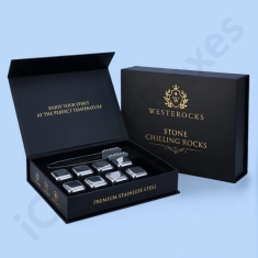Custom Rocks Chilling Stone Packaging Boxes