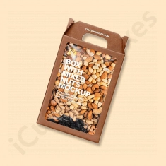 Custom Printed Nuts Packaging Boxes