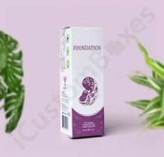 Custom Foundation Boxes - Makeup Foundation Packaging